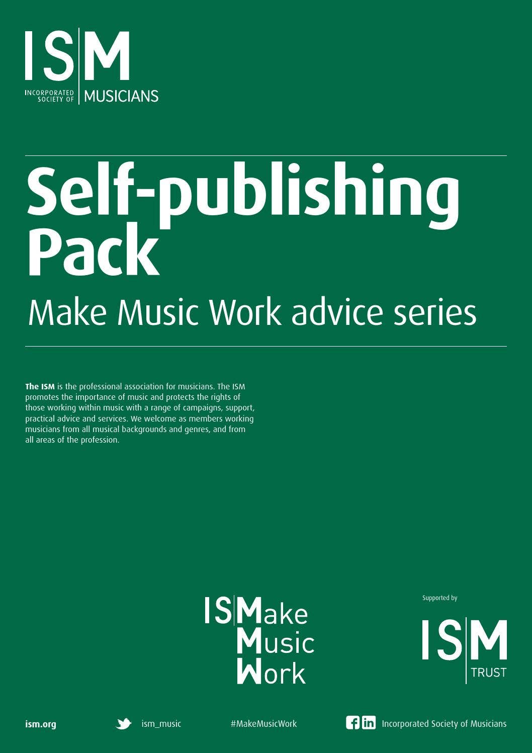 The ISM Self-publishing Pack by ISM Musicians - Issuu