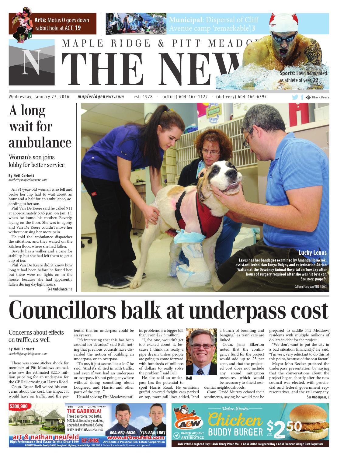 Maple Ridge News, January 27, 2016 by Black Press Media Group - Issuu