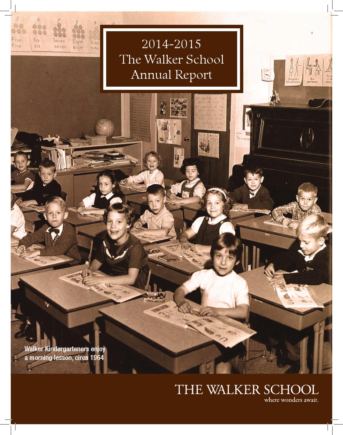2014-15 Annual Report by The Walker School - Issuu