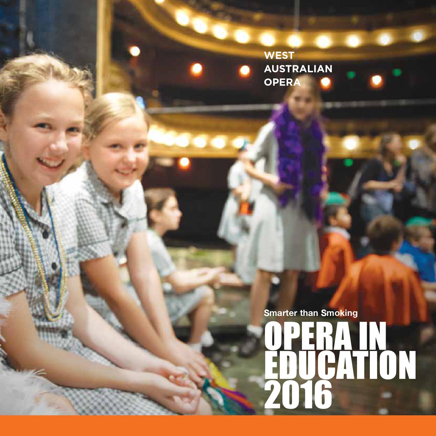 West Australian Opera Education Brochure 2016 by West Australian Opera ...