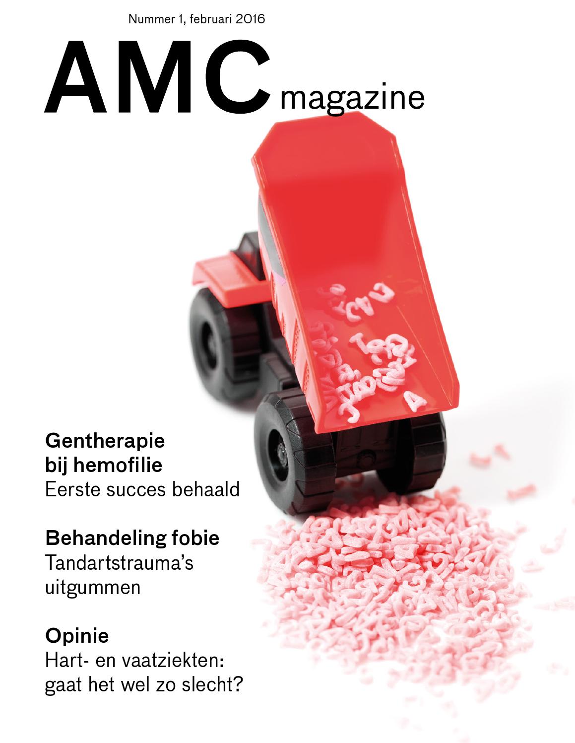 Amc magazine nr 1 februari 2016 by Amsterdam UMC - Issuu
