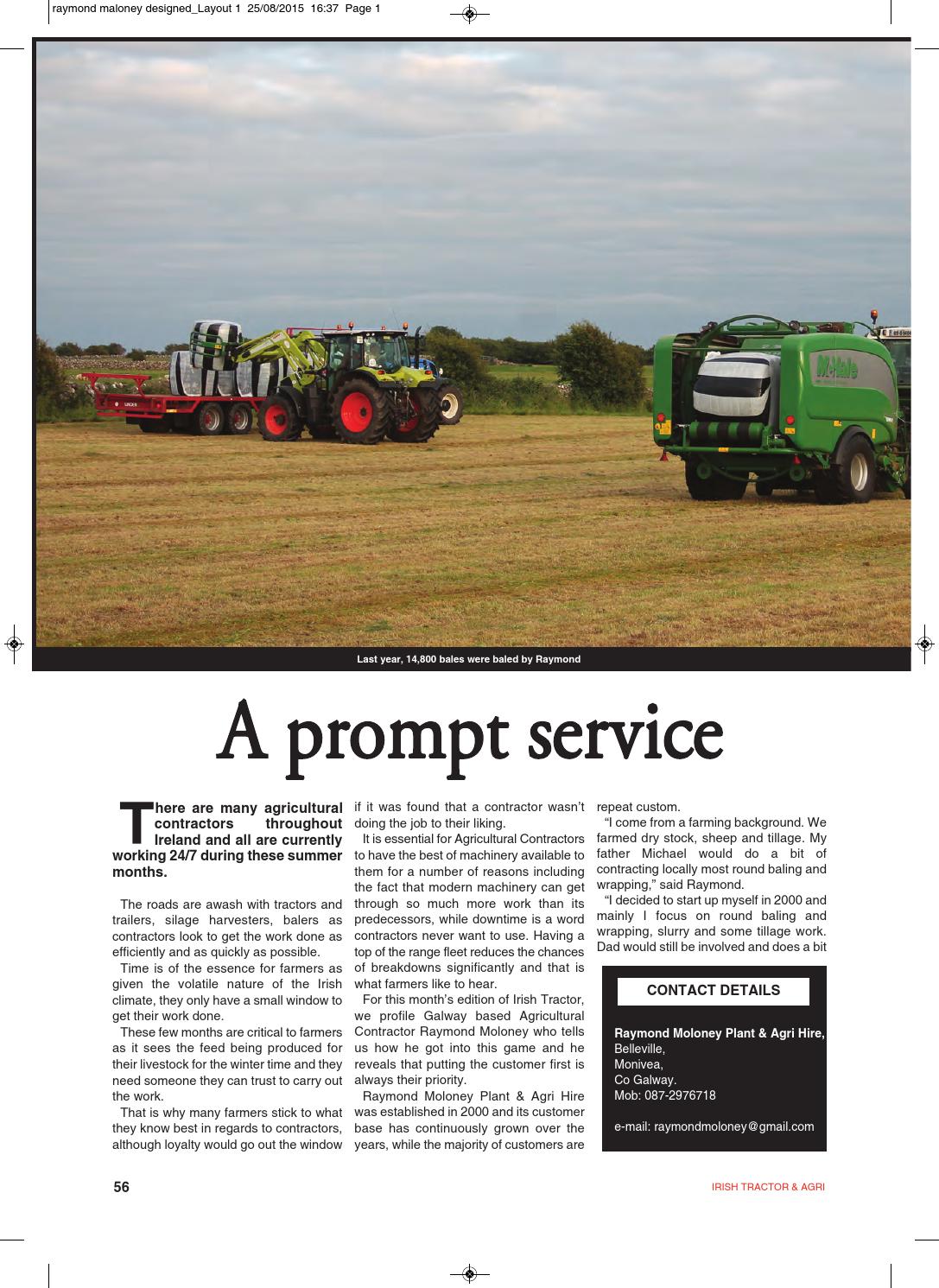 Irish Tractor September 2015 by Lynn Group Media - Issuu