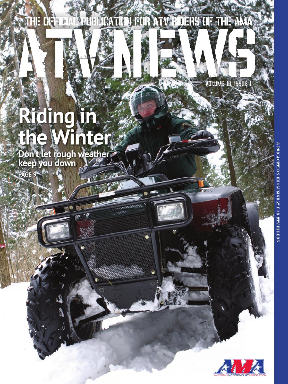ATV News January/February 2016 by American Motorcyclist Association - Issuu