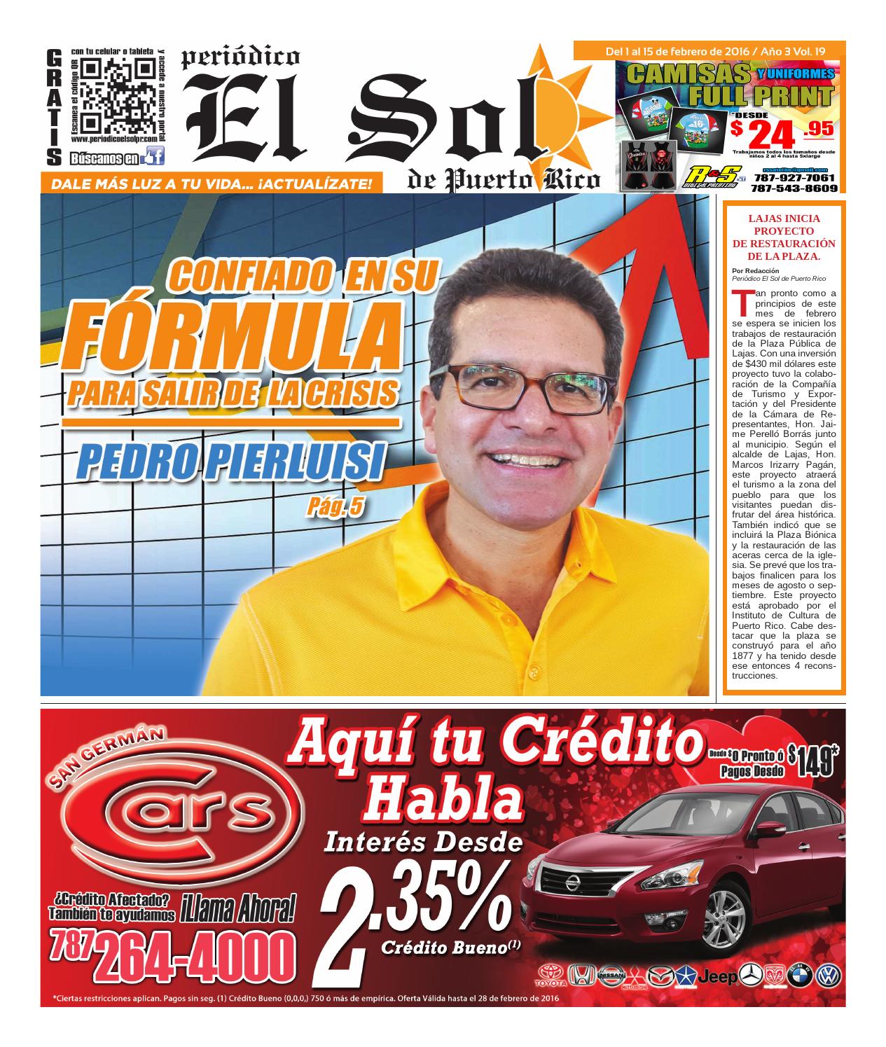 Periodico el sol febrero 1 15 2016 by El Sol de PR - Issuu