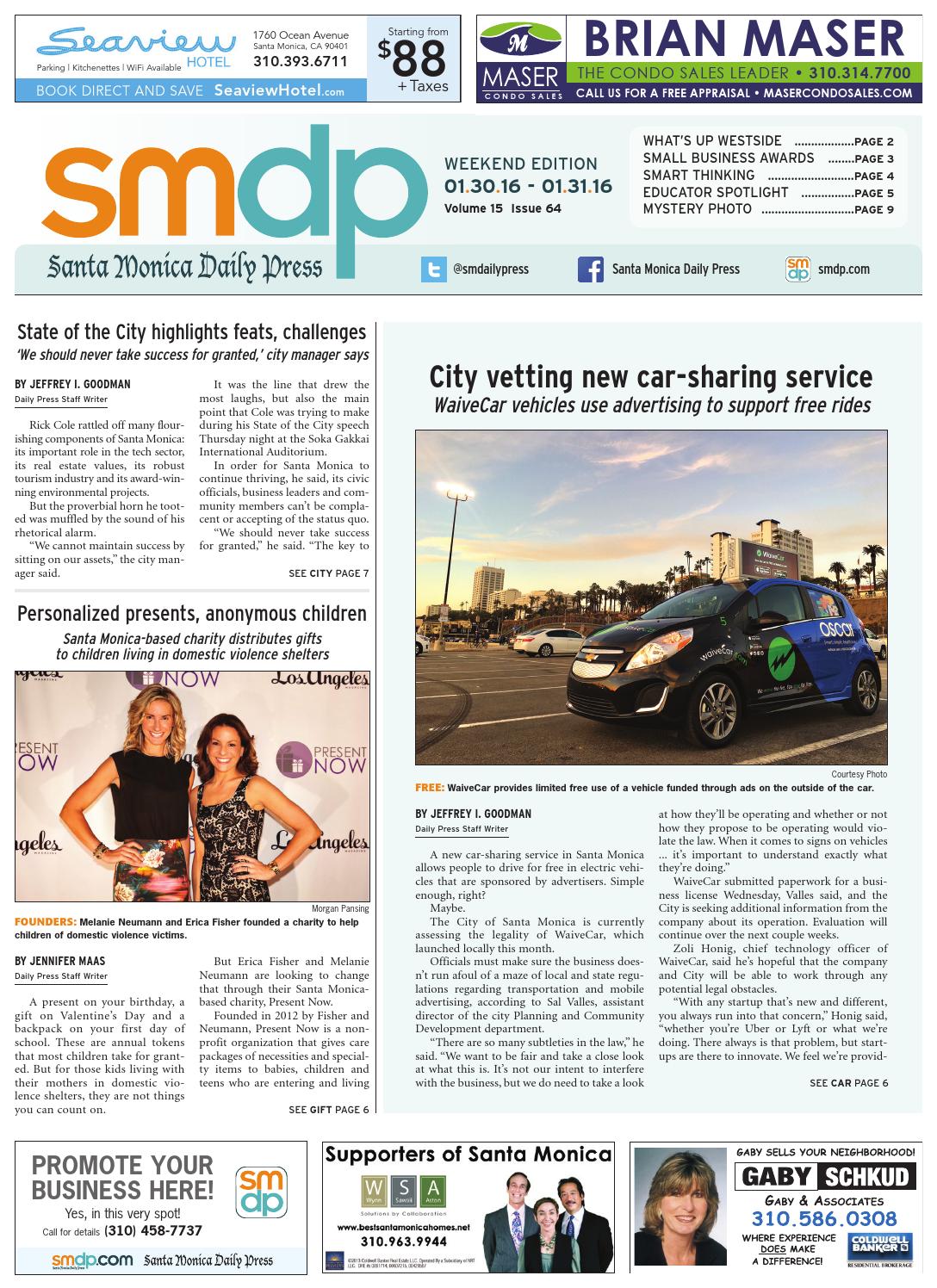 Santa Monica Daily Press, January 30, 2016 by Santa Monica Daily Press ...