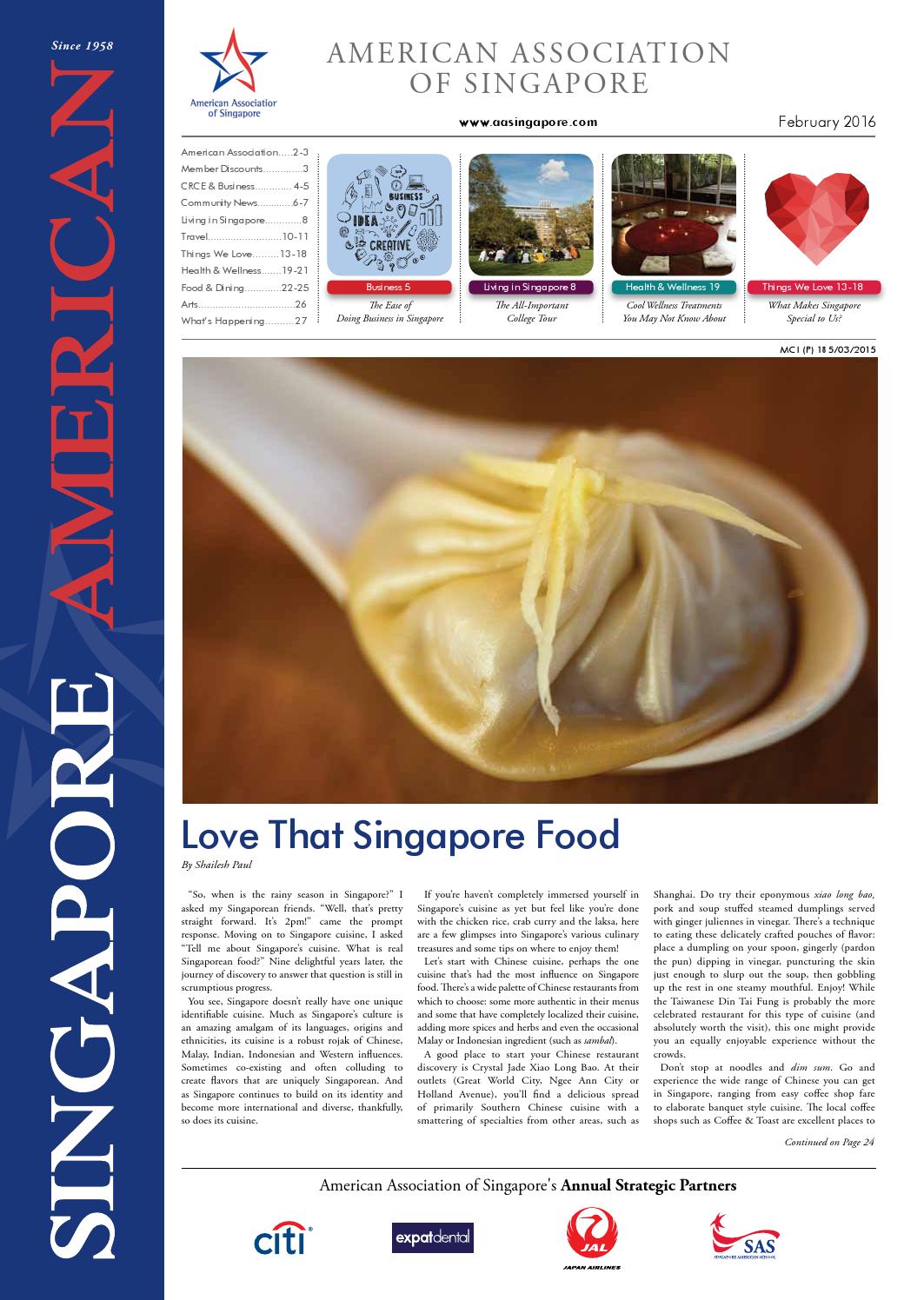 Singapore American Newspaper by American Association of Singapore - Issuu