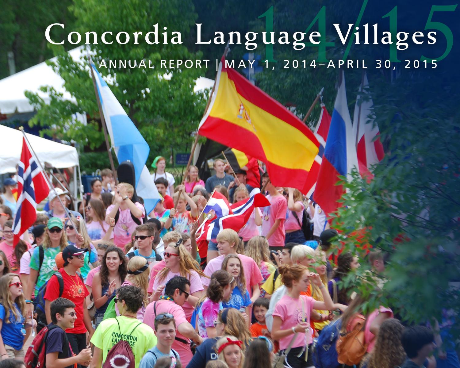 Concordia Language Villages 2014-2015 Annual Report by Concordia ...