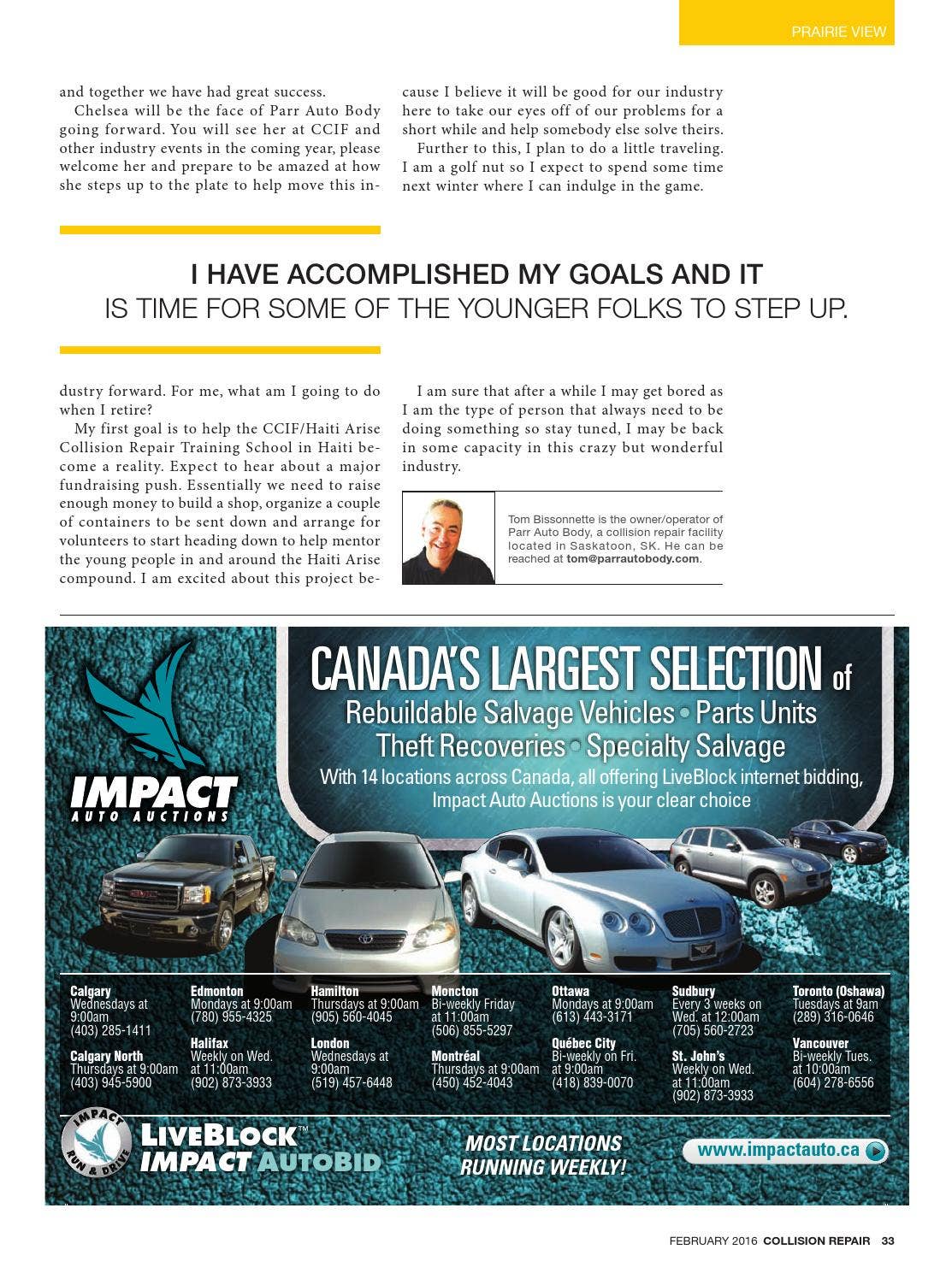 COLLISION REPAIR MAGAZINE Issue 15#1 by Media Matters - Issuu