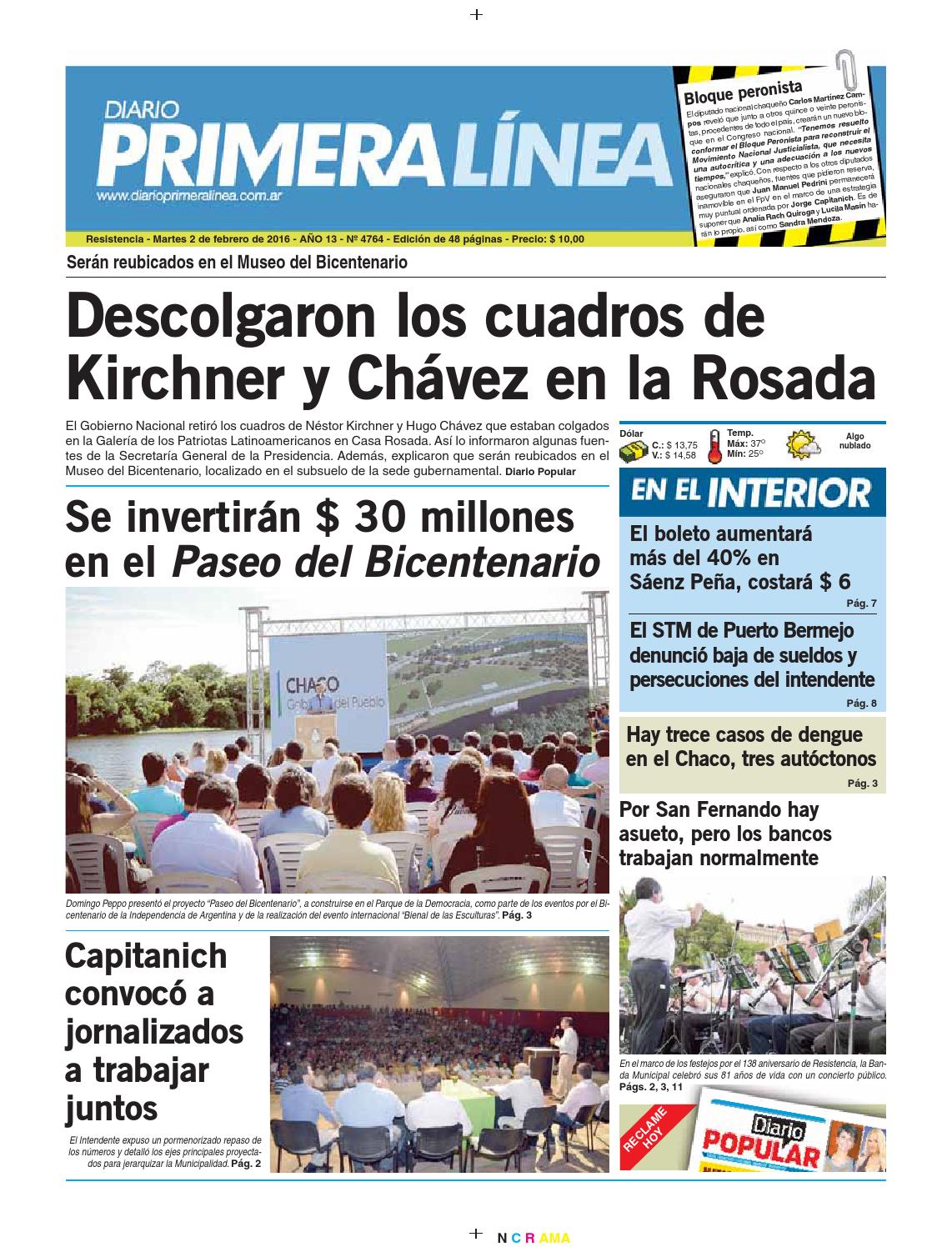 Primera linea 4764 02 02 16 by Diario Primera Linea - Issuu