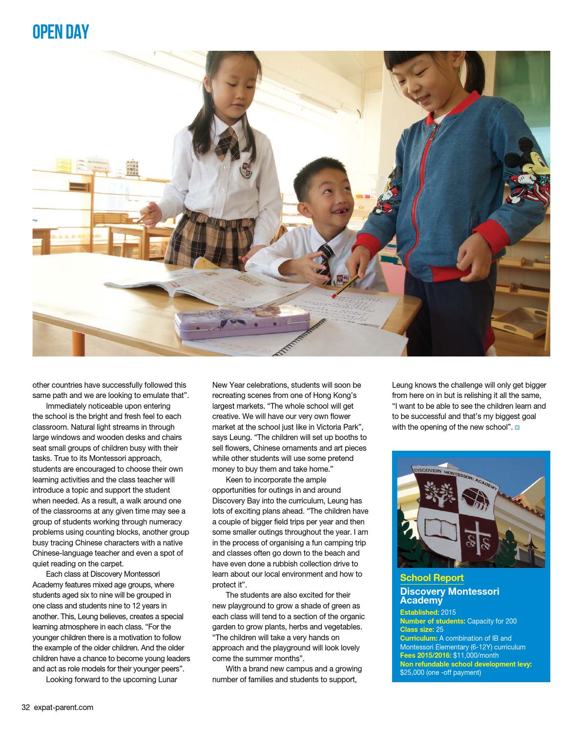 Expat Parent Magazine February 2016 by Hong Kong Living Ltd - Issuu