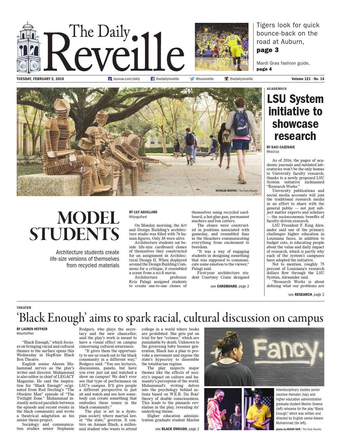 The Daily Reveille 2-2-16 by Reveille - Issuu