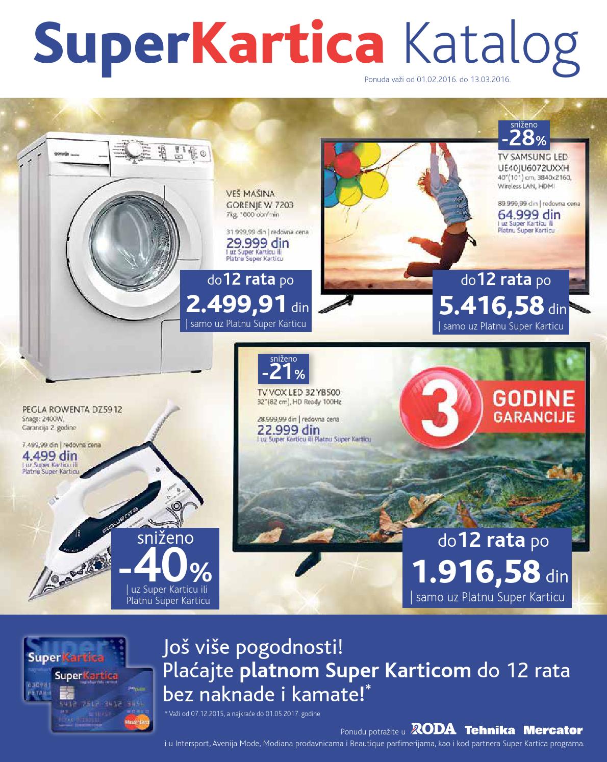 Roda katalog super kartica od 01 02 13 03 2016 by Catalog.rs - Issuu