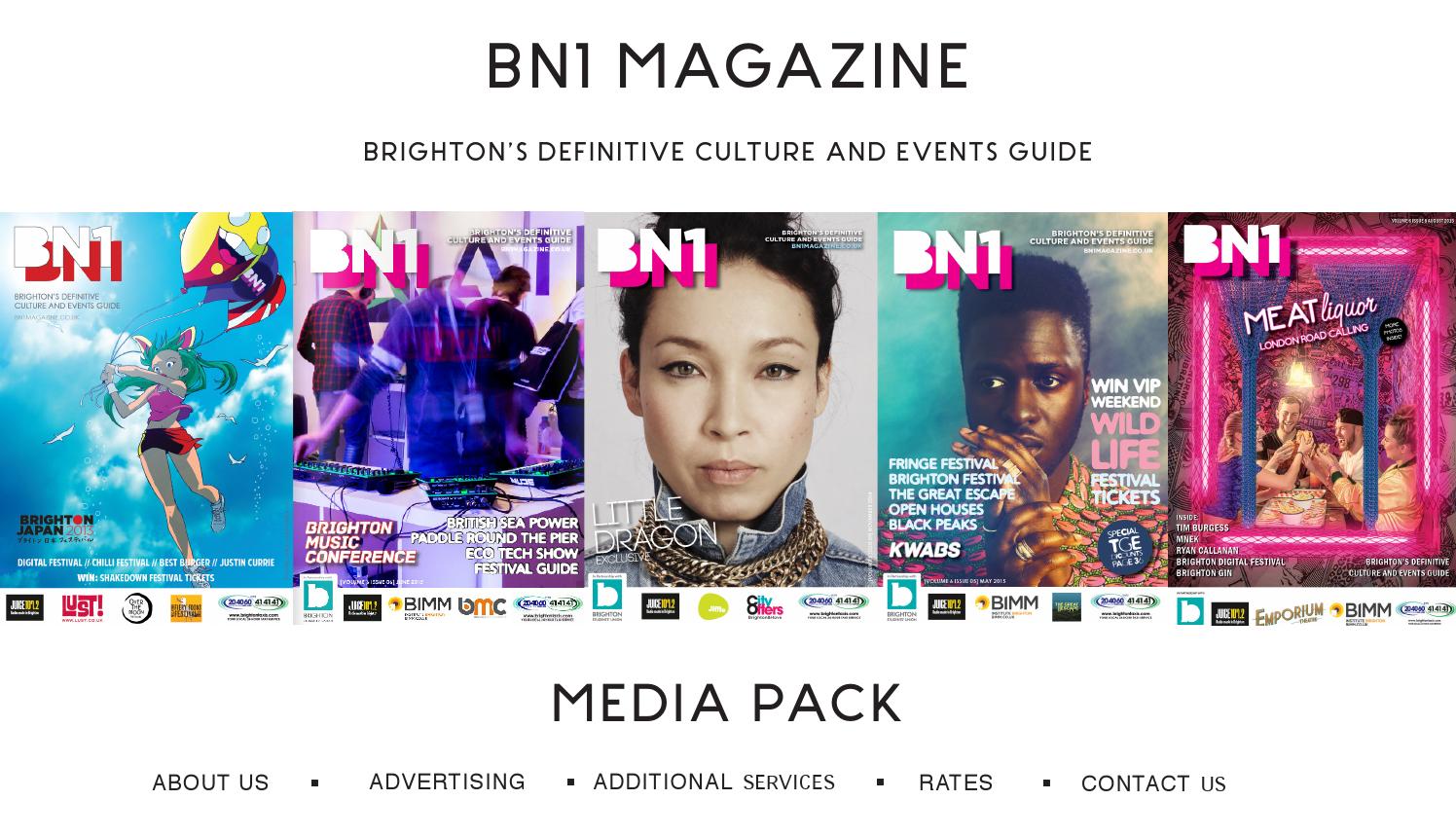 BN1 Magazine Media Pack 2015 by BN1 Magazine - Issuu