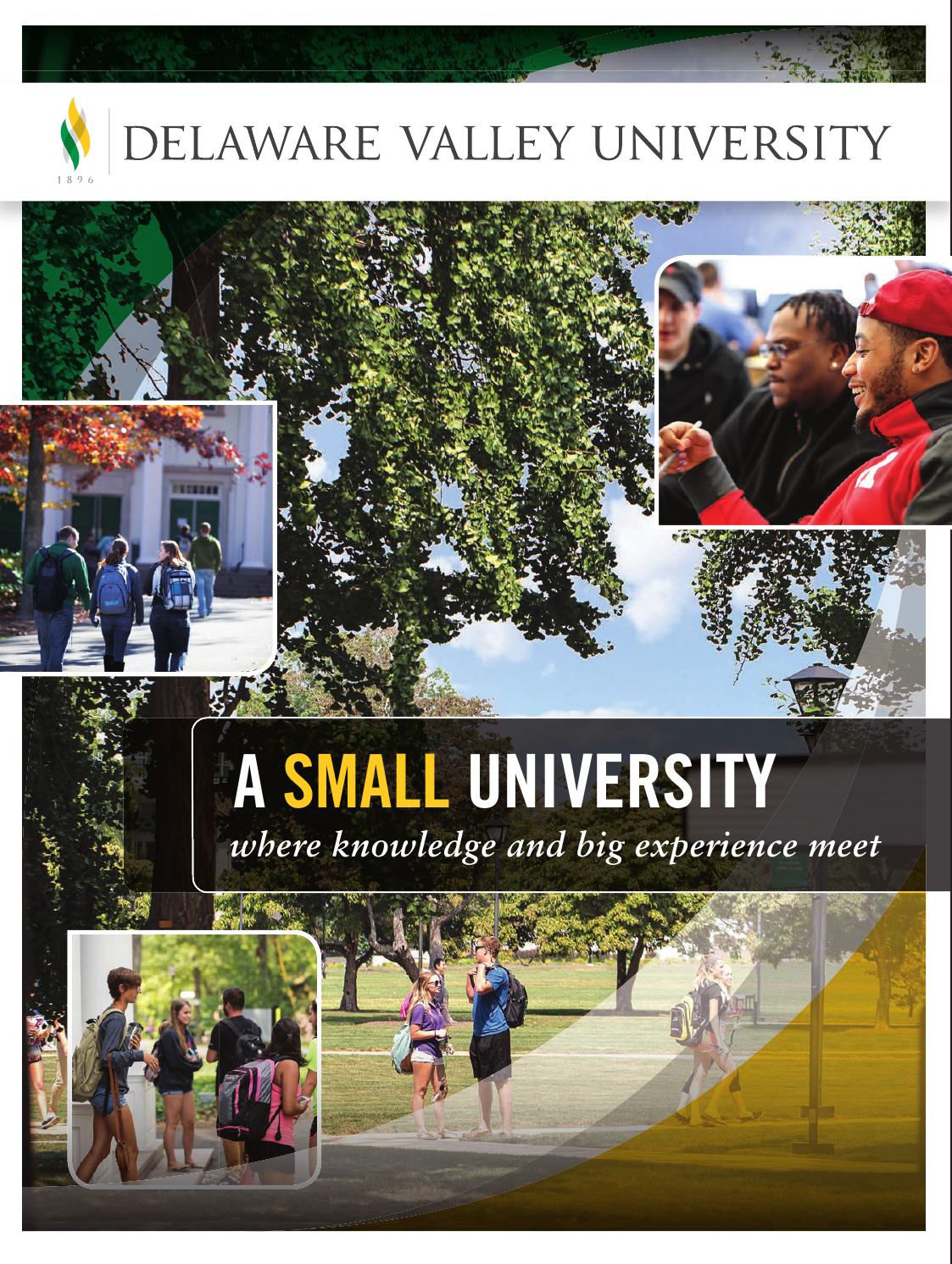 Undergraduate Viewbook 2015-16 by Delaware Valley University - Issuu