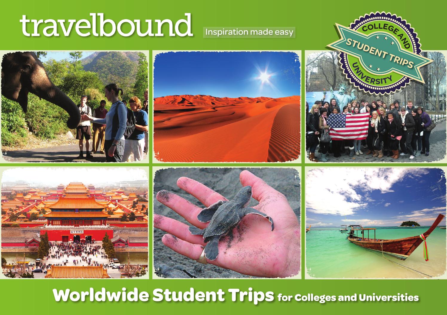 Travelbound - Worldwide Student Trips Brochure by Experience Education ...