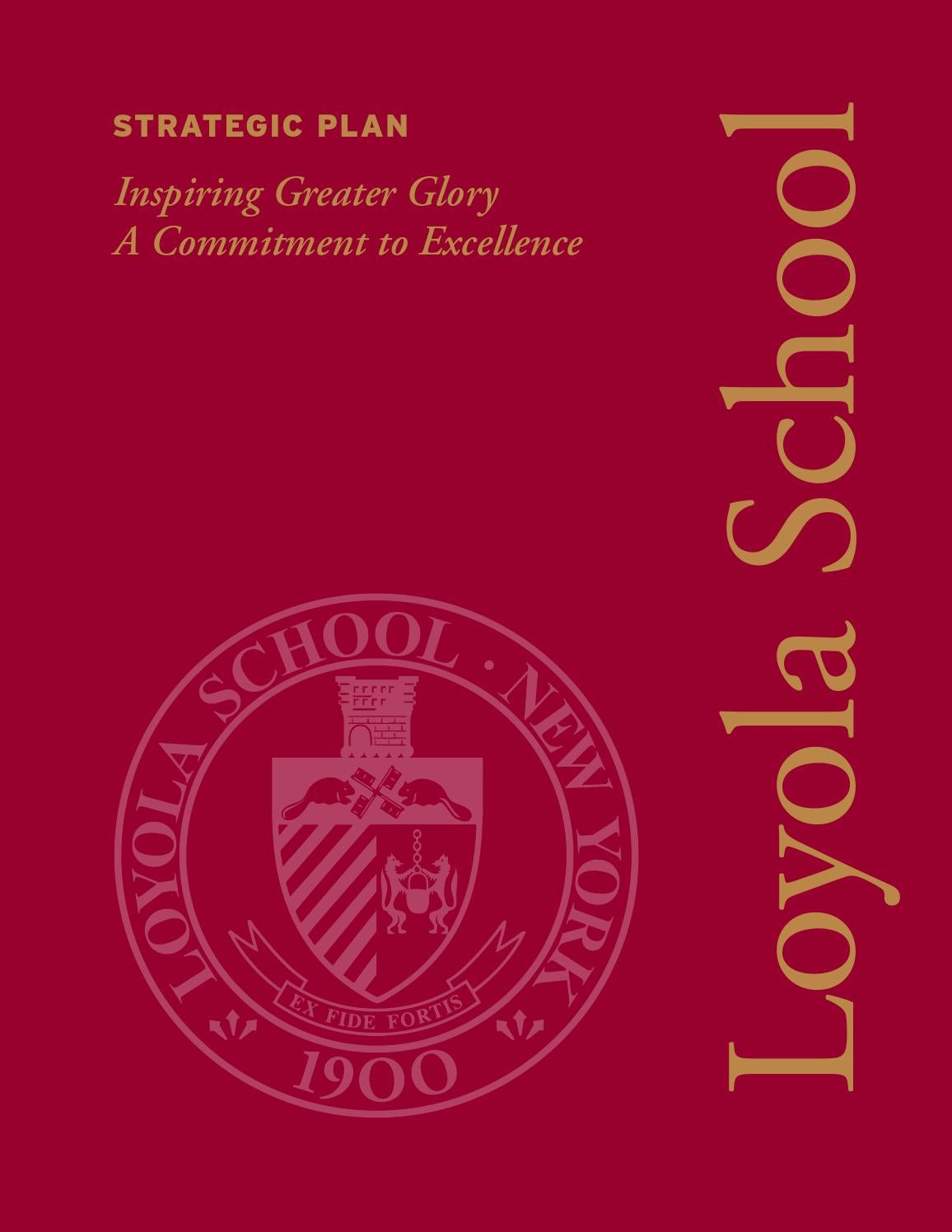 Strategic Plan 2016 by Loyola School - Issuu
