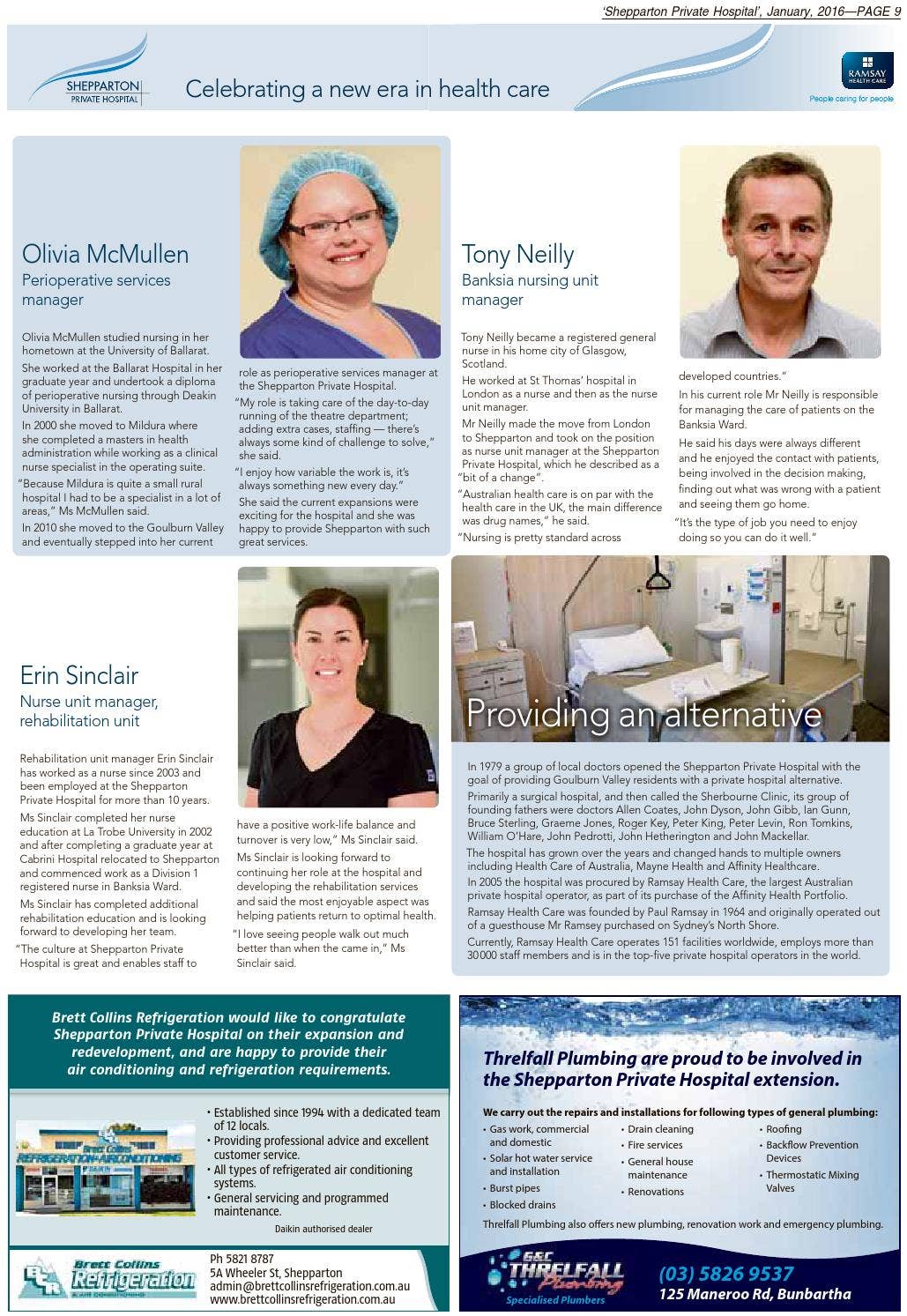 Shepparton private hospital (low res) by McPherson Media Group - Issuu