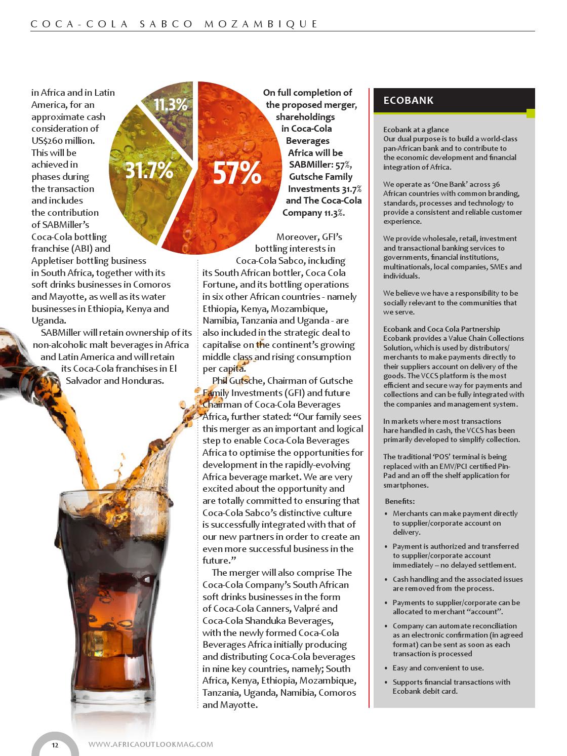 COCA-COLA SABCO MOZAMBIQUE by Outlook Publishing - Issuu