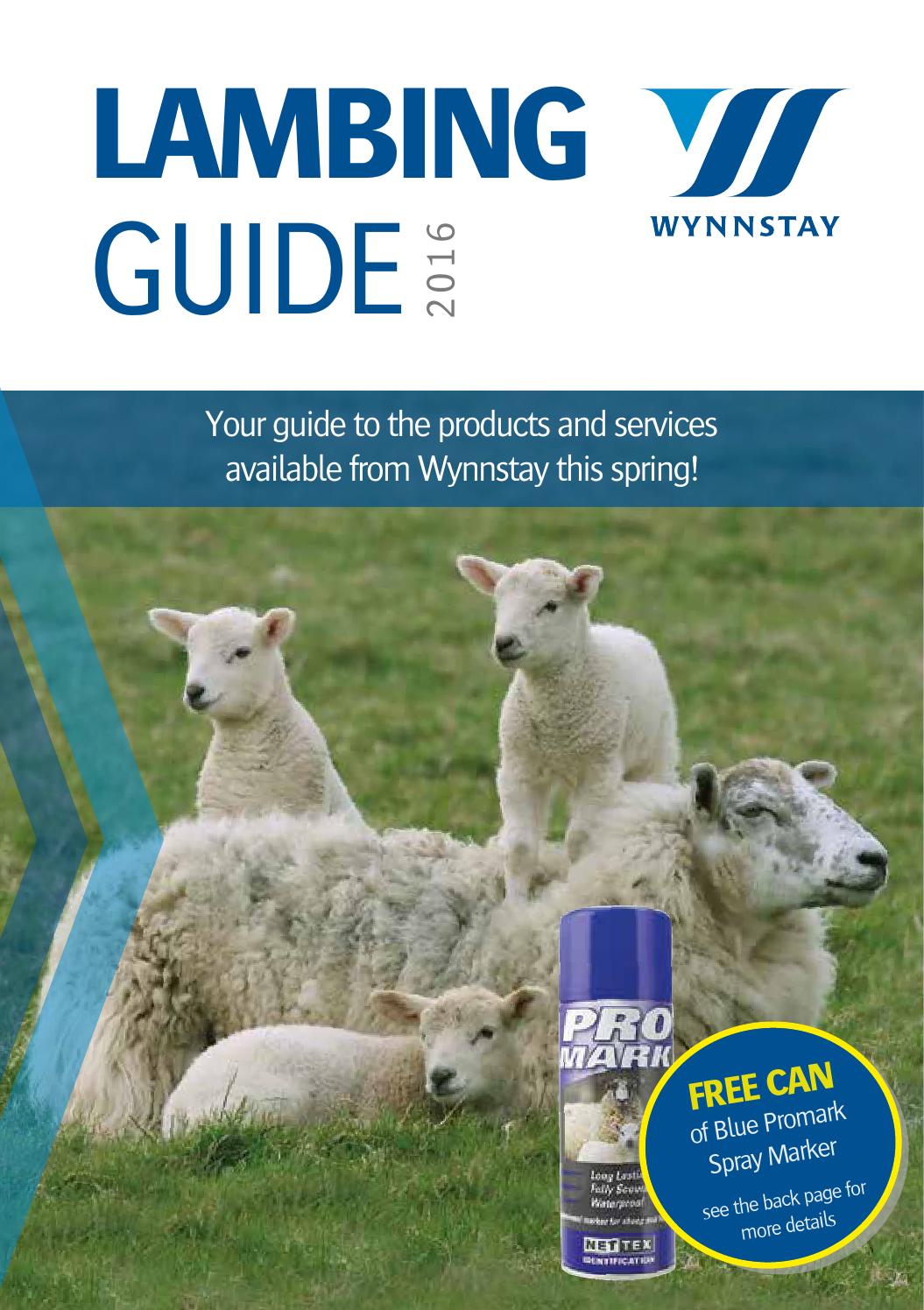 Lambing Guide 2016 by WynnstayGroup - Issuu