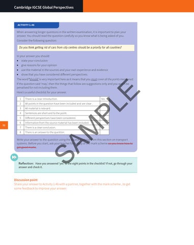Preview Cambridge IGCSE Global Perspectives Coursebook by Cambridge ...