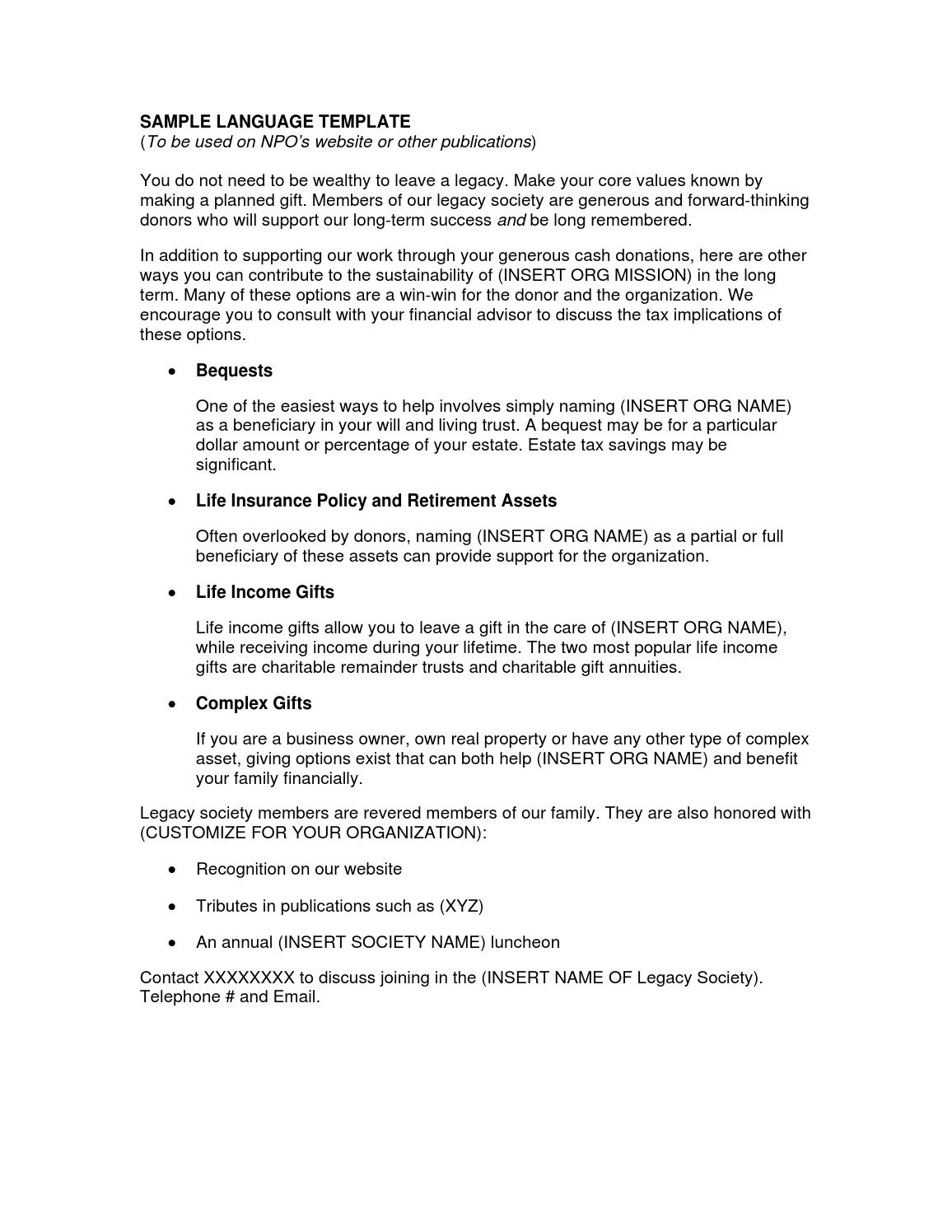 SAMPLE LANGUAGE TEMPLATE by Hawaii Community Foundation - Issuu