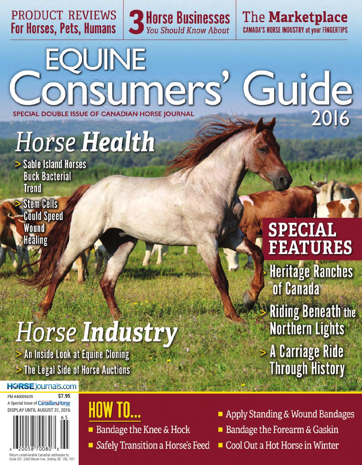 Equine Consumers' Guide 2016 - PREVIEW by Horse Community Journals Inc ...