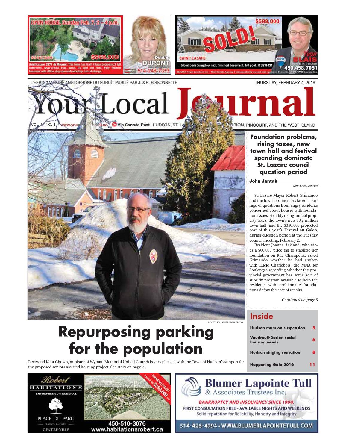 Your Local Journal - Feb. 4th, 2016 by Your Local Journal - Issuu