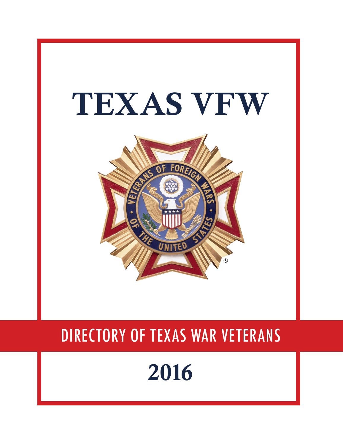 Texas VFW 2016 by Texas VFW - Issuu