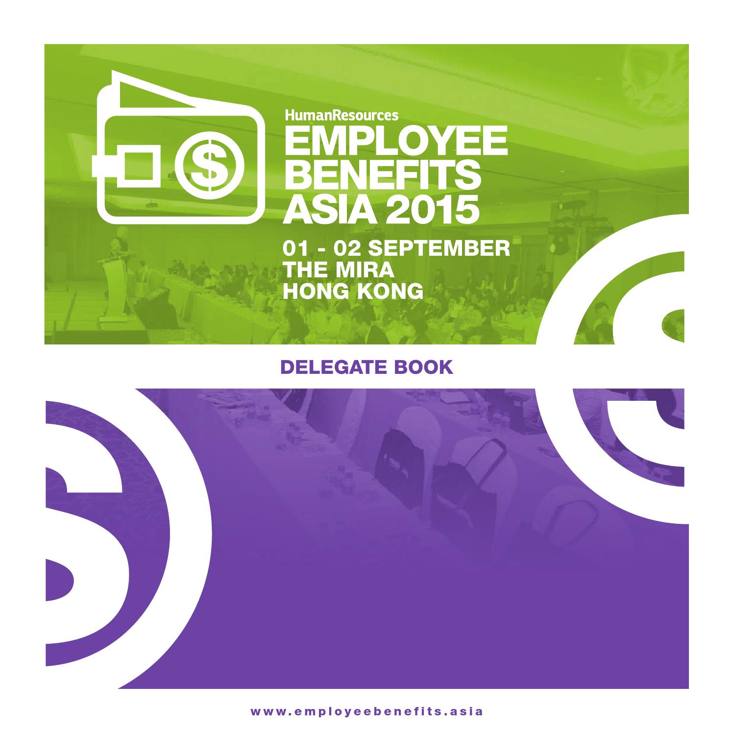 Employee Benefits Asia, Hong Kong 2015 - delegate book by Human ...