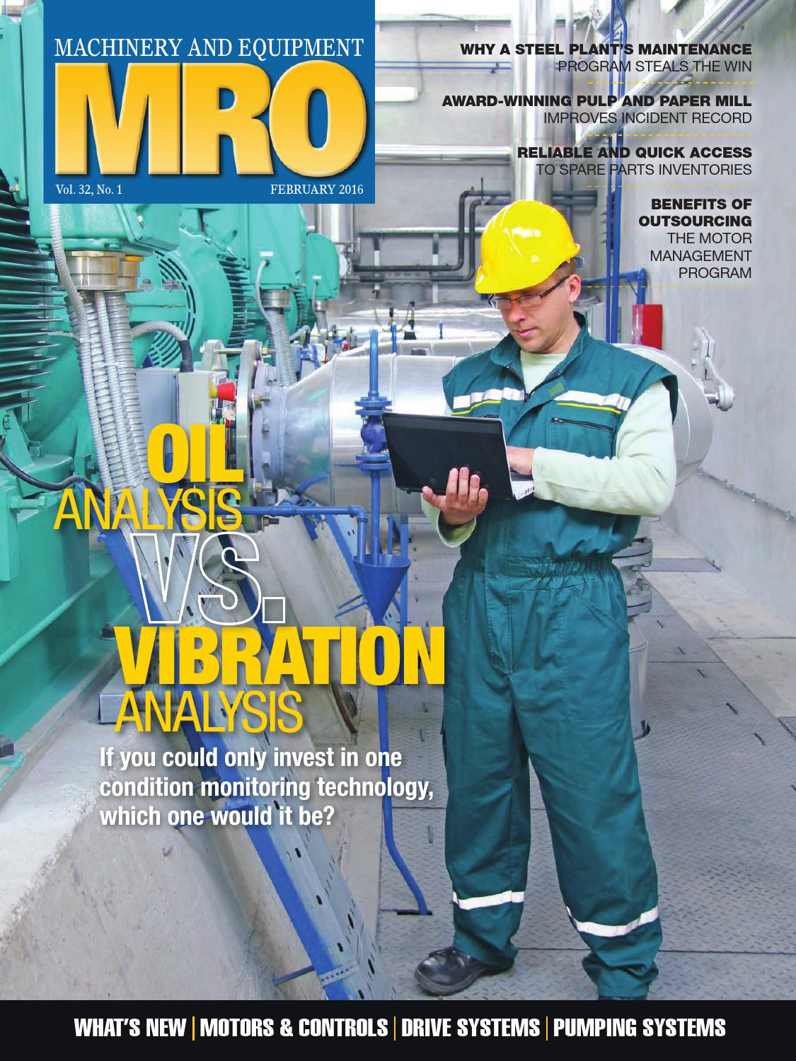 Machinery & Equipment MRO February 2016 by Annex Business Media - Issuu