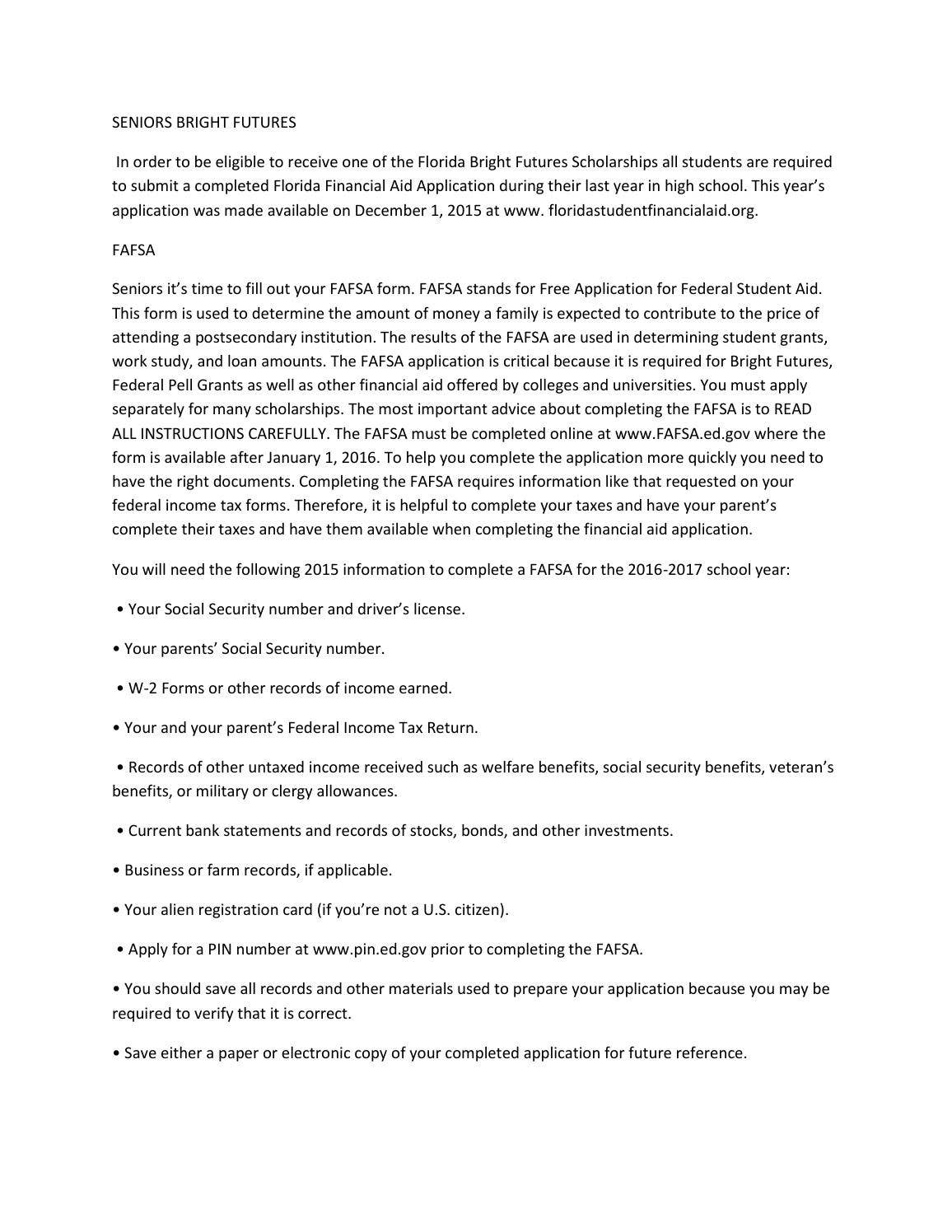 Seniors Bright Futures Qualifications by Academy Publishing, Inc. - Issuu