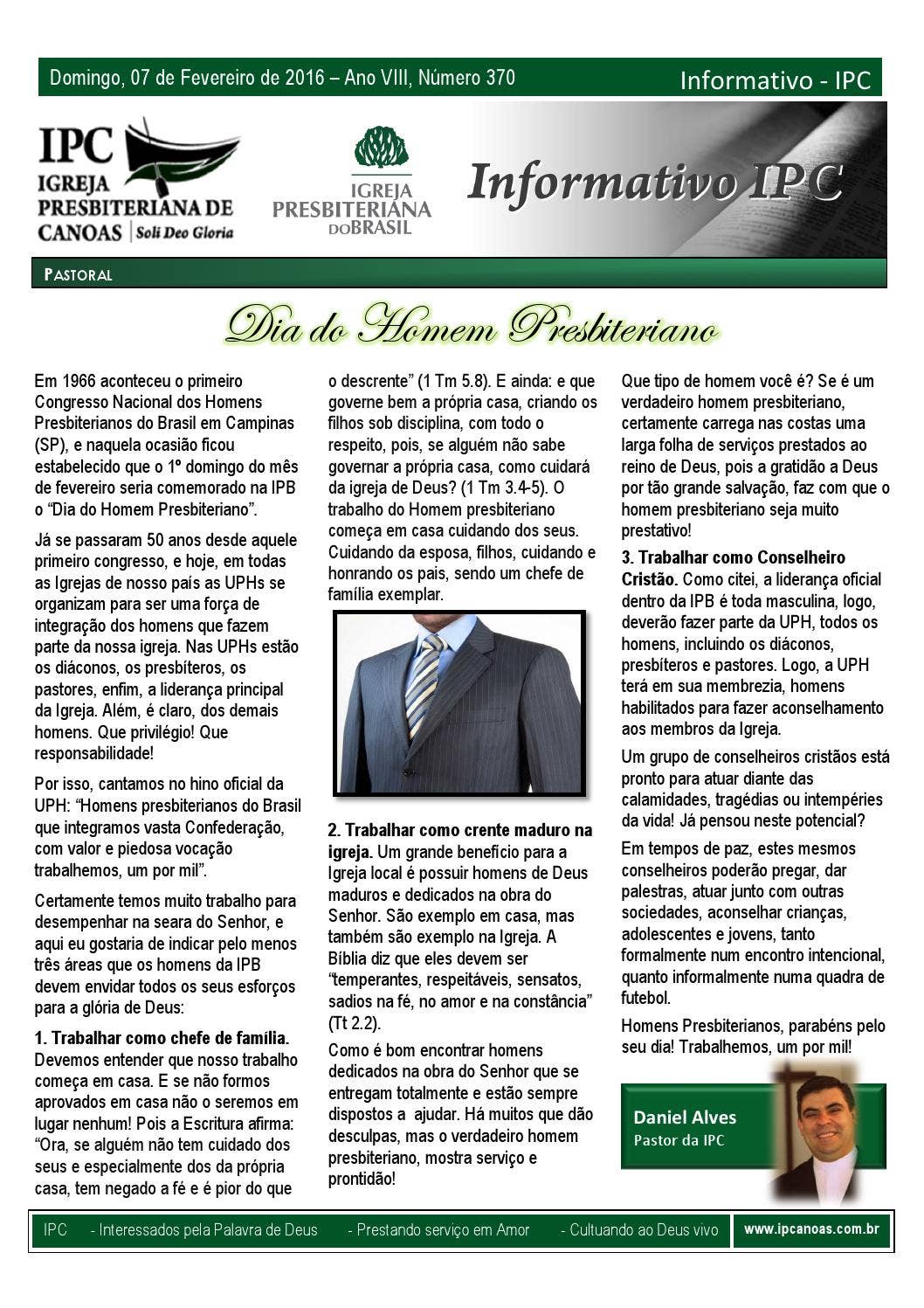 Informativo ipc 370 by IGREJA PRESBITERIANA - Issuu