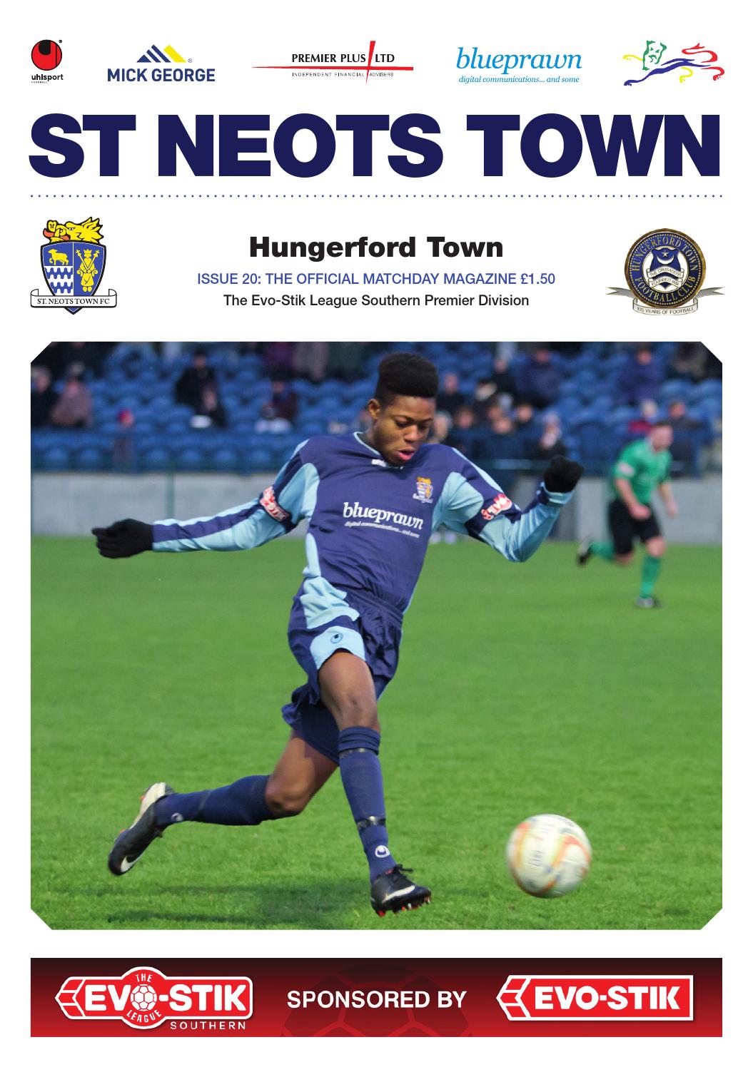 Issue 20 Hungerford Town by St Neots Town Football Club - Issuu