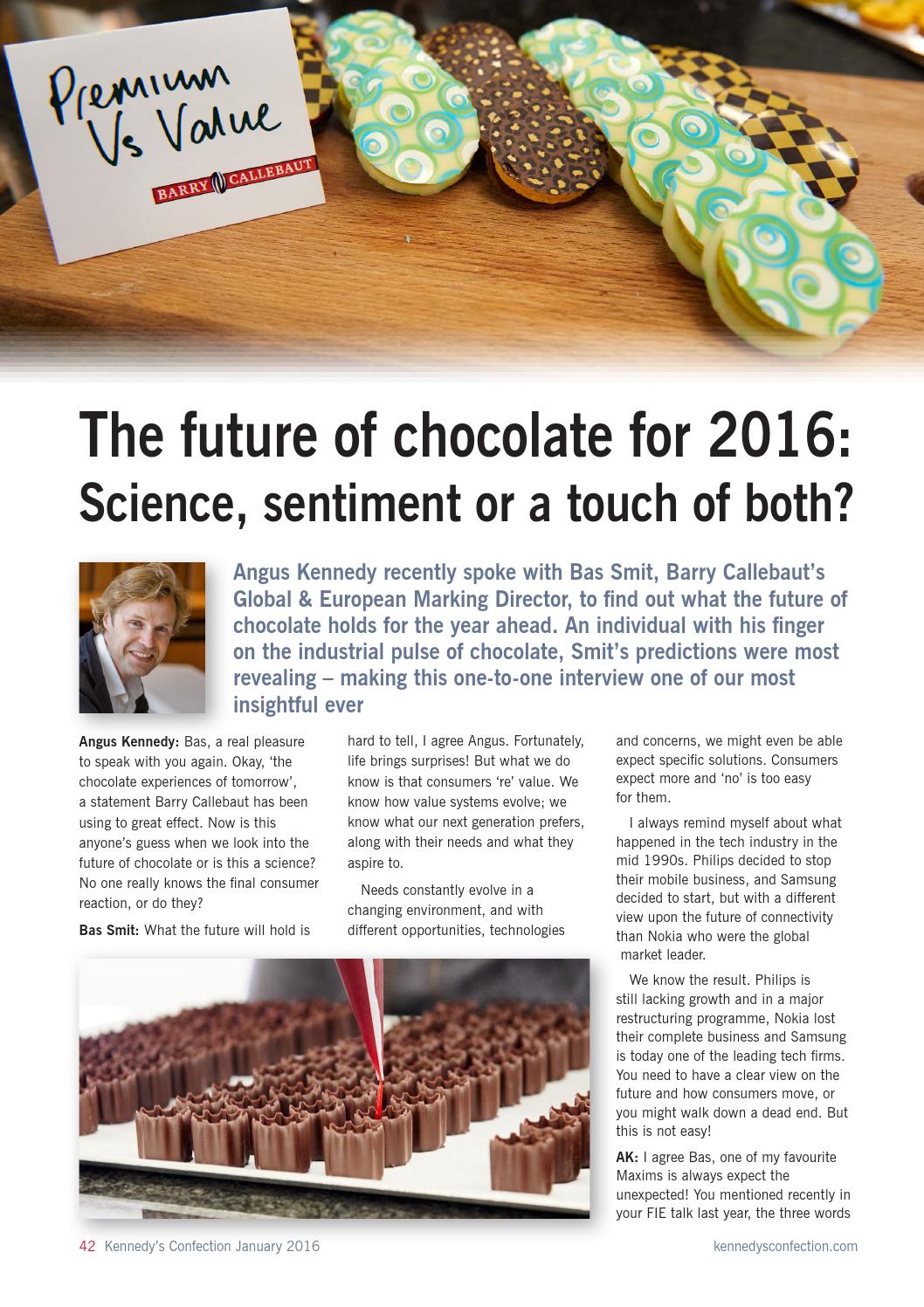 The future of chocolate for 2016: Science, sentiment or a touch of both ...