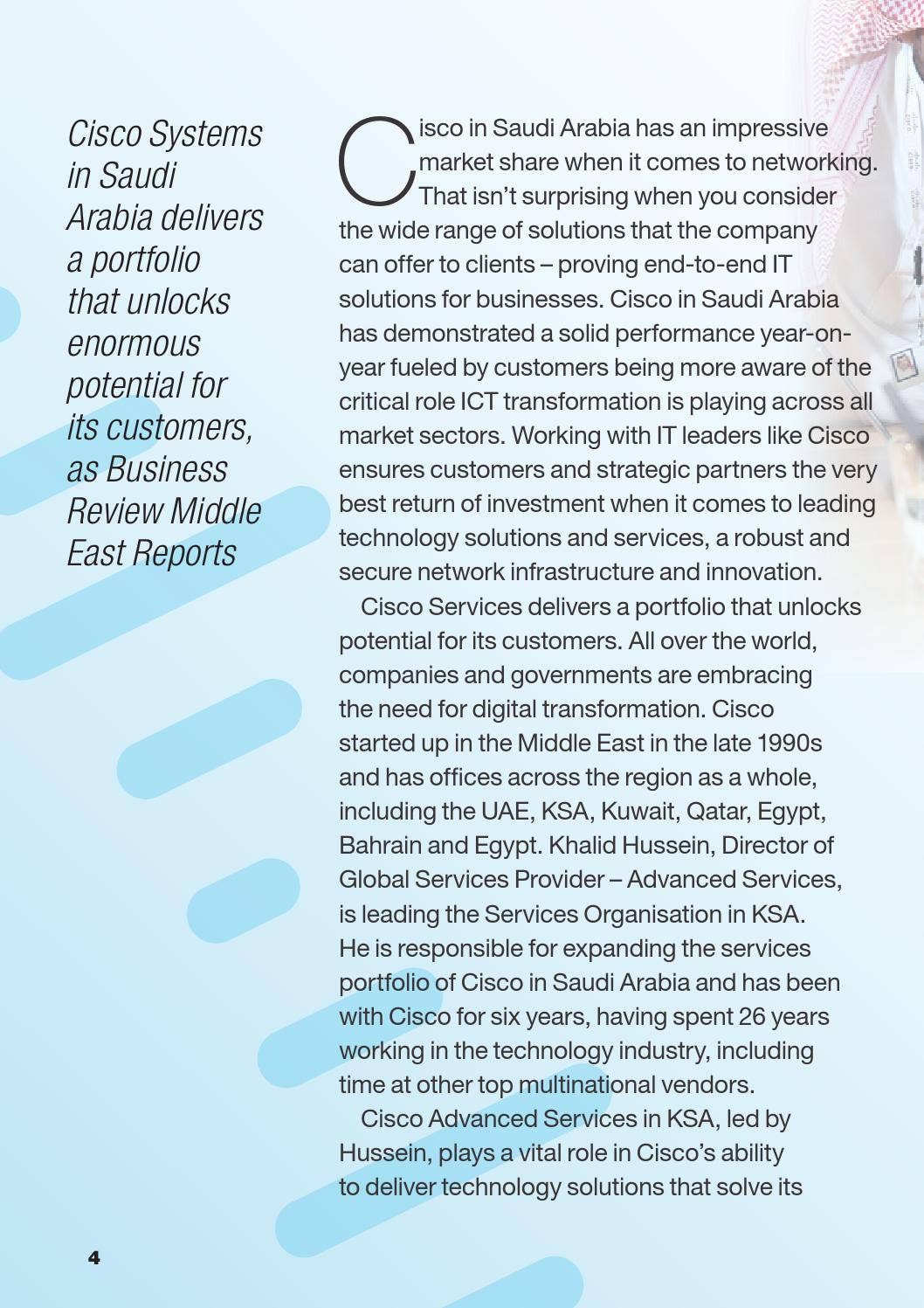 CISCO - Brochure 2016 by Business Chief Middle East - Issuu