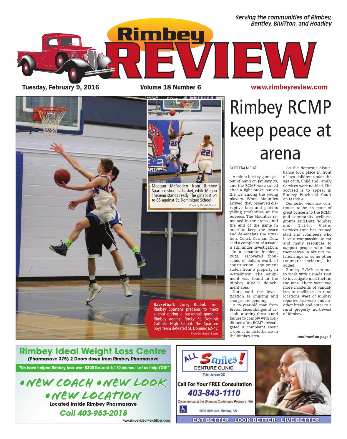 Rimbey Review, February 09, 2016 by Black Press Media Group - Issuu