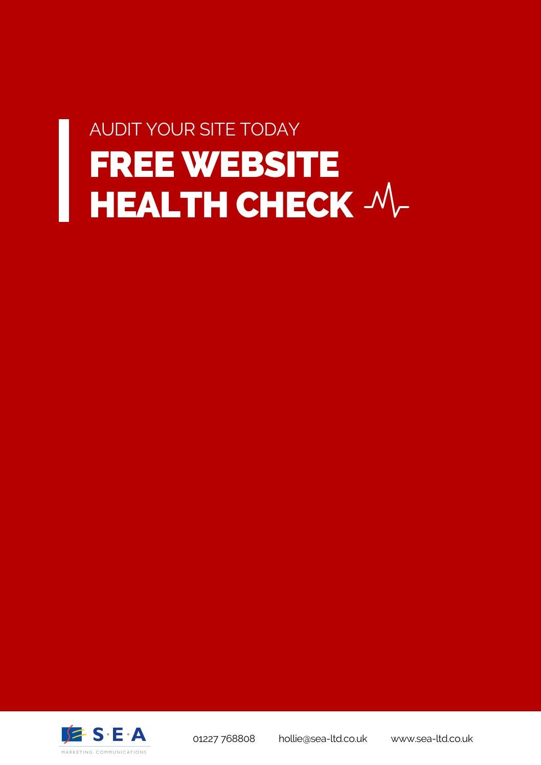 Website health check by SEA Marketing - Issuu