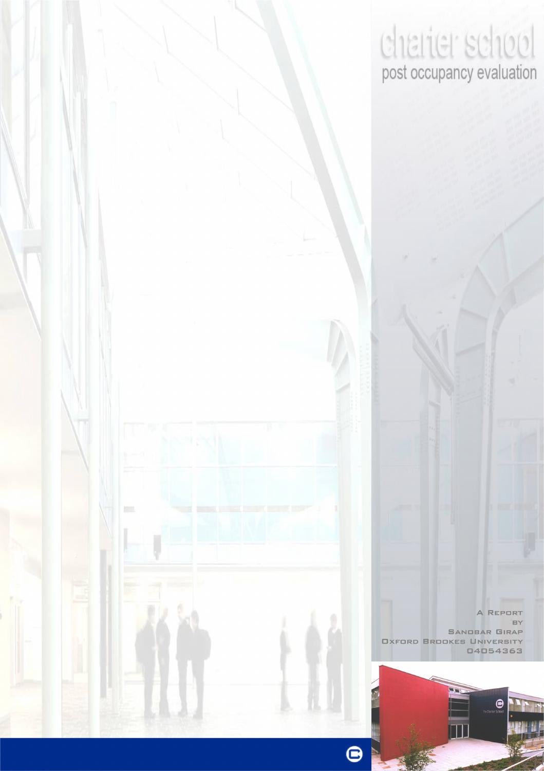 Post Occupancy Evaluation report by Sanobar Girap - Issuu