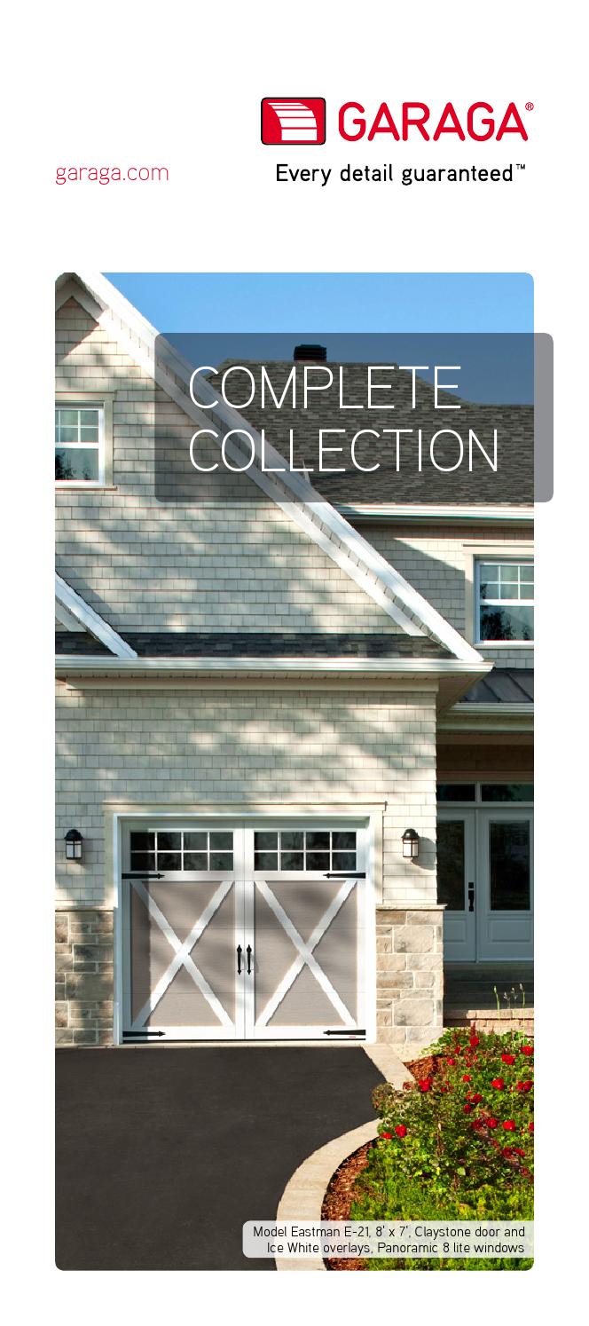 Garaga 2016 brochure by CanSave Barrie - Issuu