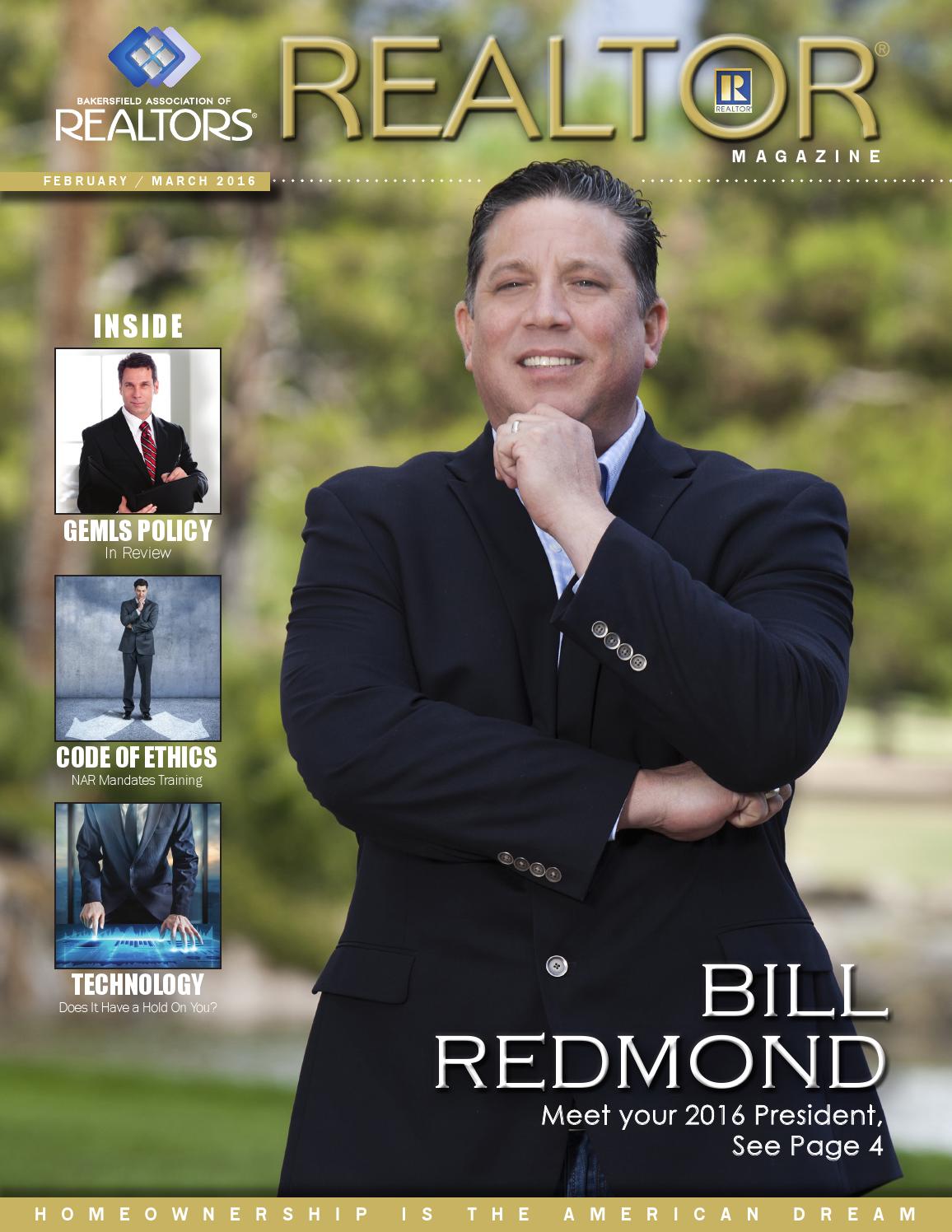 REALTOR Magazine February March 2016 by Bakersfield Association of ...