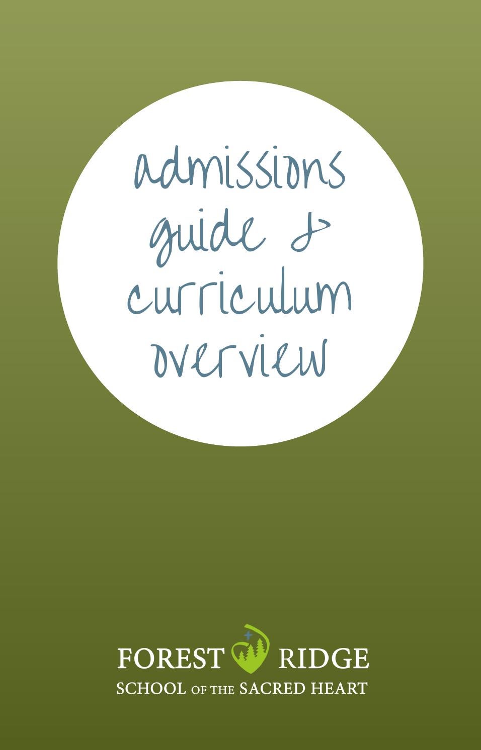 Forest Ridge Admissions Guide & Overview by Forest Ridge School of the ...
