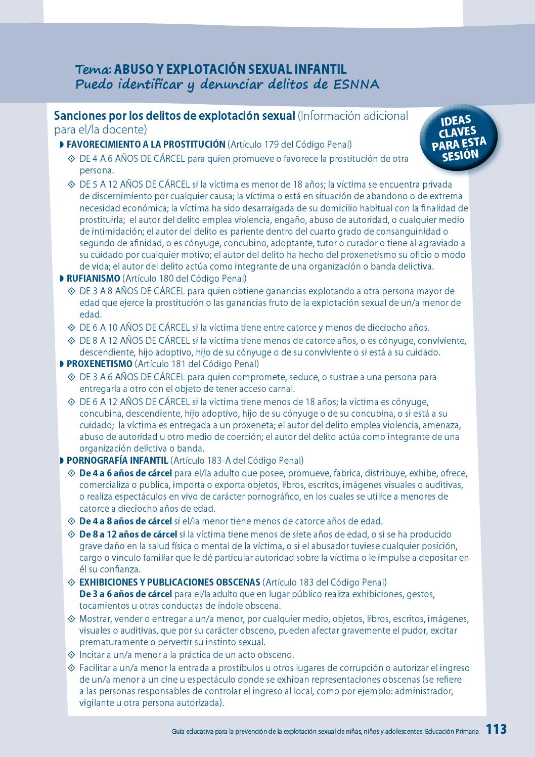 Guía educativa para la prevención de la ESNNA - Educación Primaria by ...