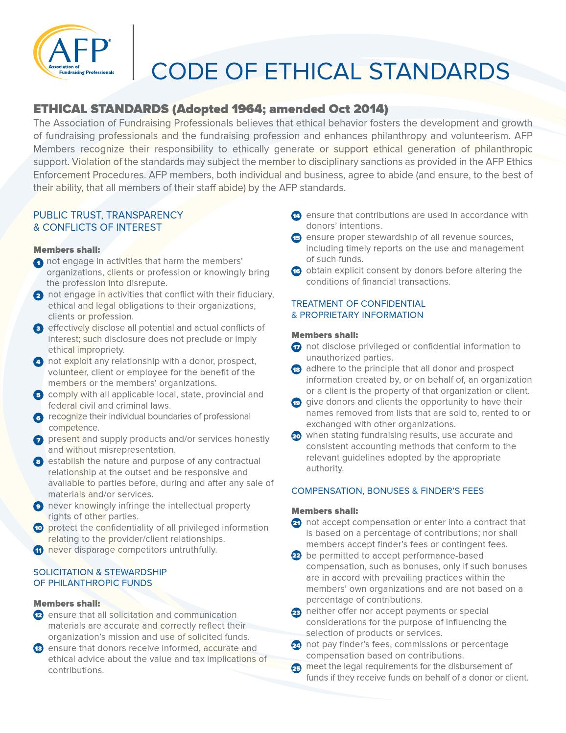 Code Of Ethical Standards by Hawaii Community Foundation - Issuu