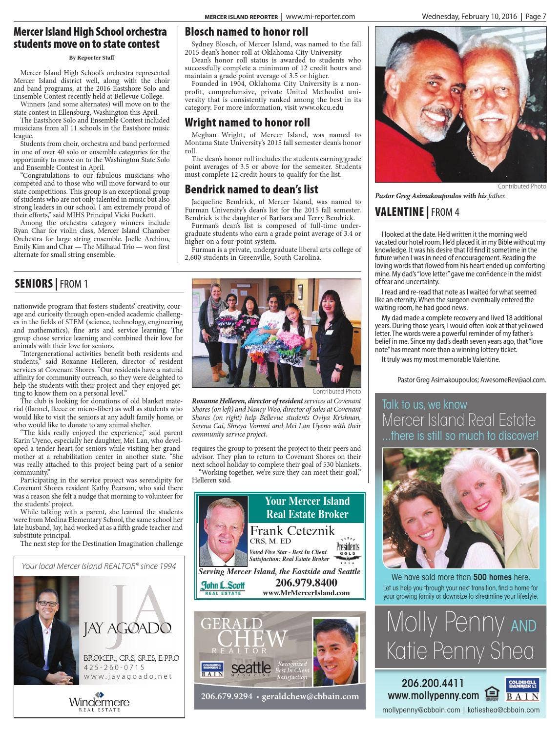 Mercer Island Reporter, February 10, 2016 by Sound Publishing - Issuu