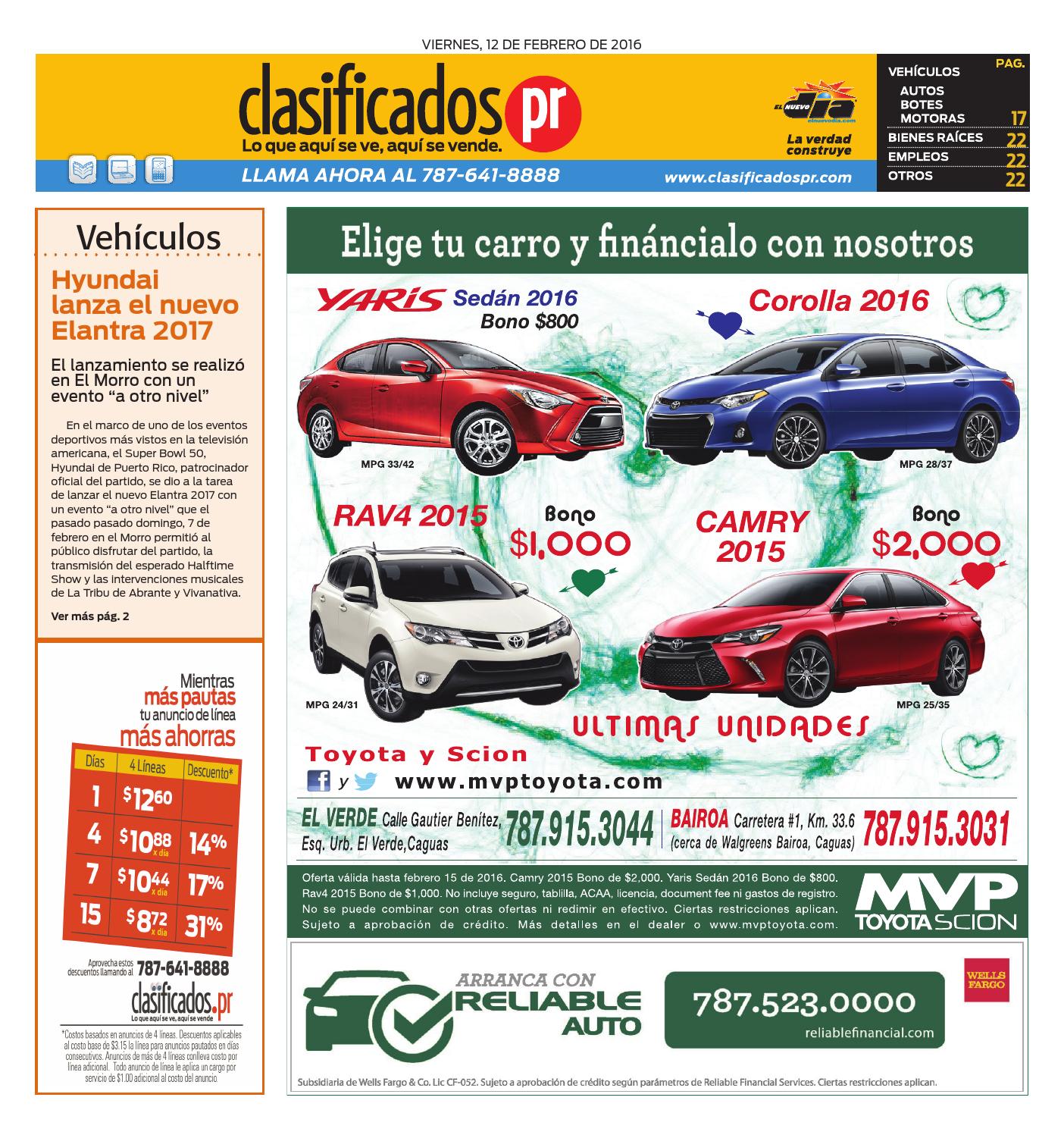 ClasificadosPR 02 12 2016 by ClasificadosPR.com - Issuu