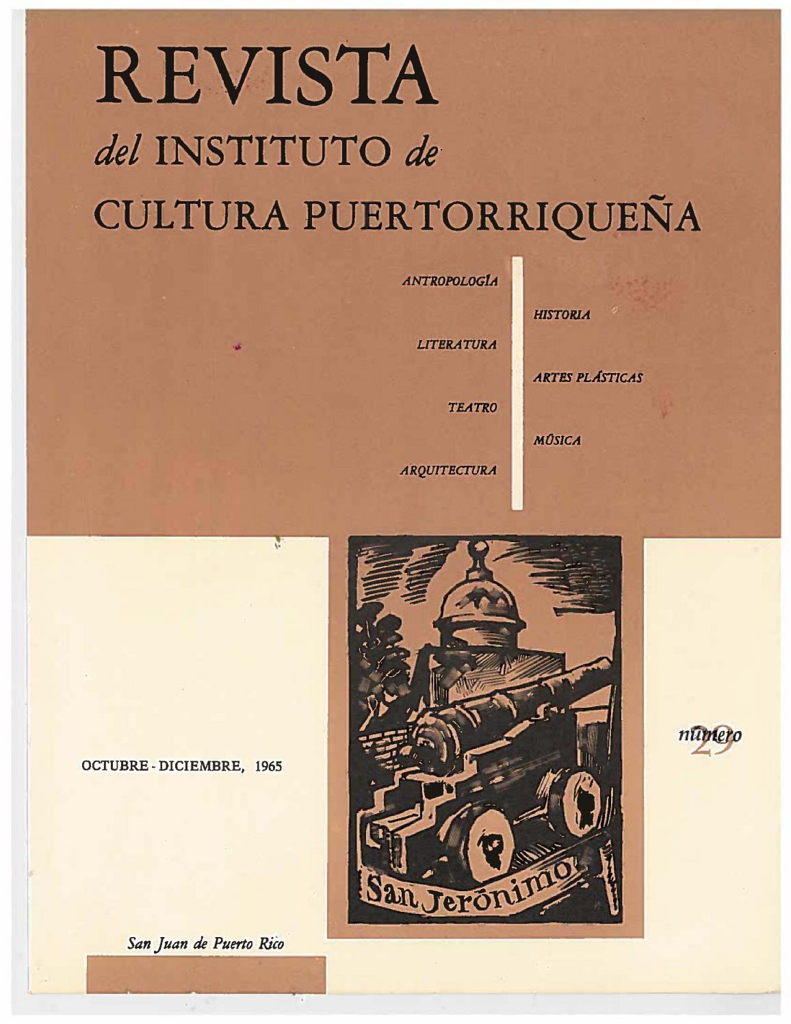 Revista del Instituto de Cultura Puertorriqueña by La Colección ...