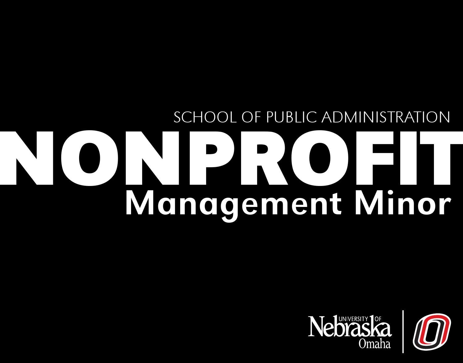 Nonprofit Management Minor Booklet by UNO School of Public ...