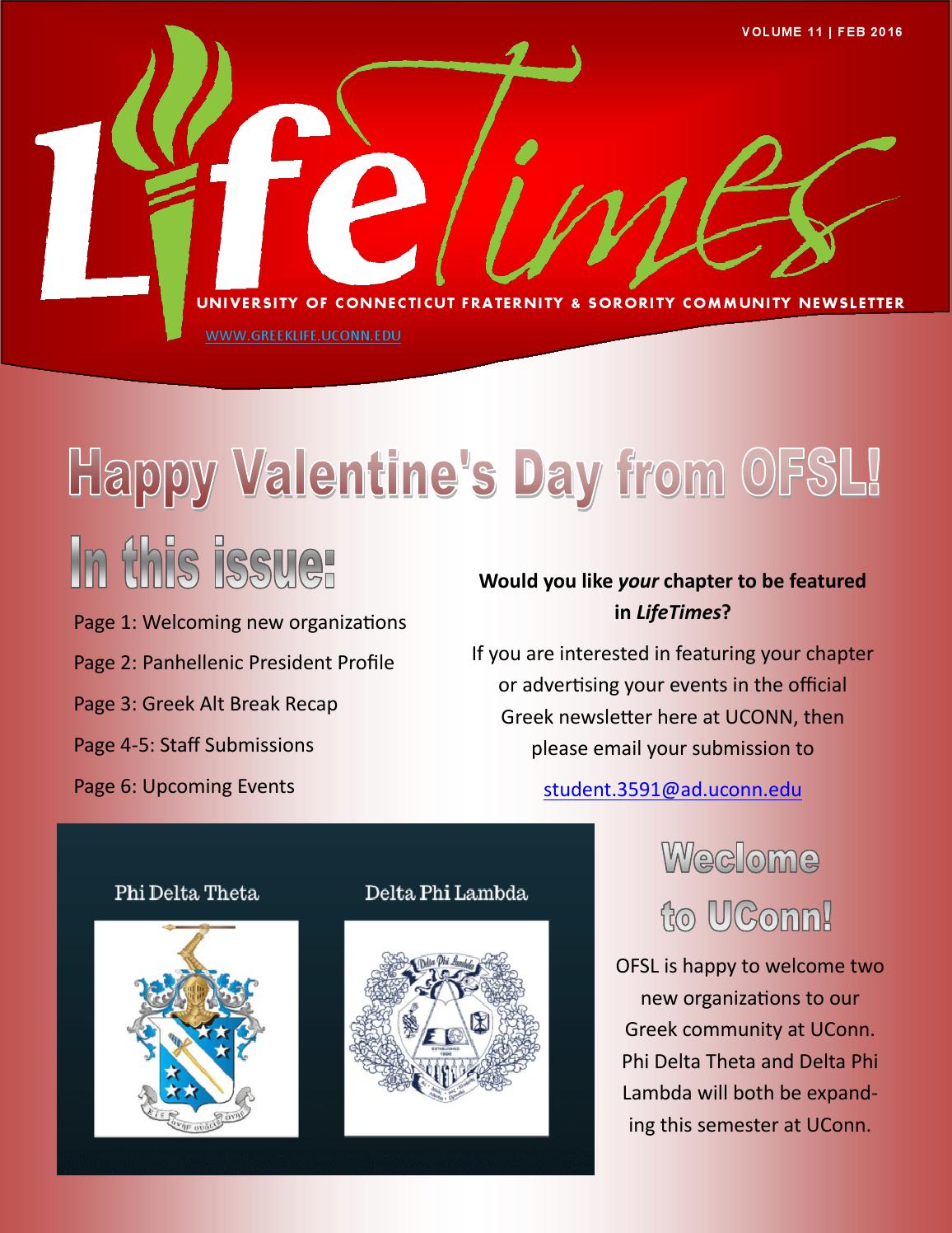 February 2016 Newsletter by UConn | Center for Fraternity & Sorority ...