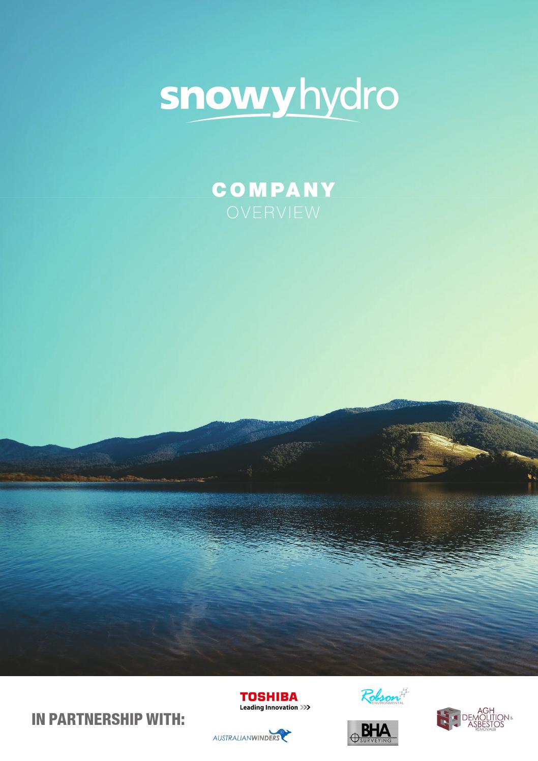 Snowy Hydro - Company Profile by Business Chief ANZ - Issuu