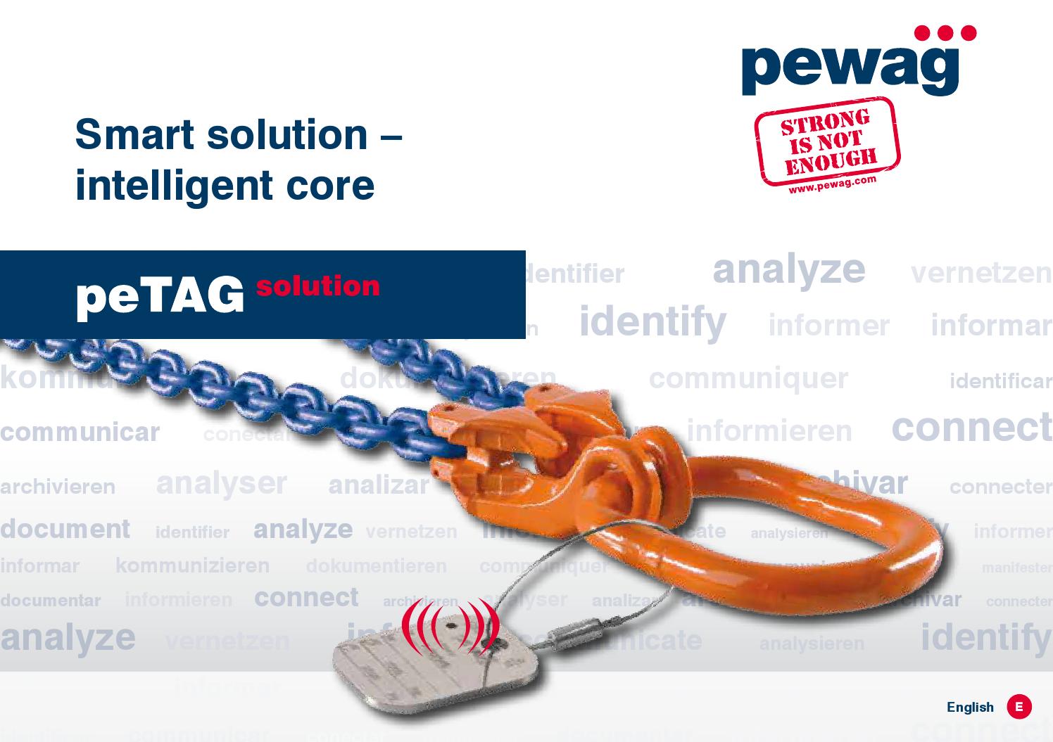 pewag goes for a smart solution - peTAG solution by pewag - Issuu